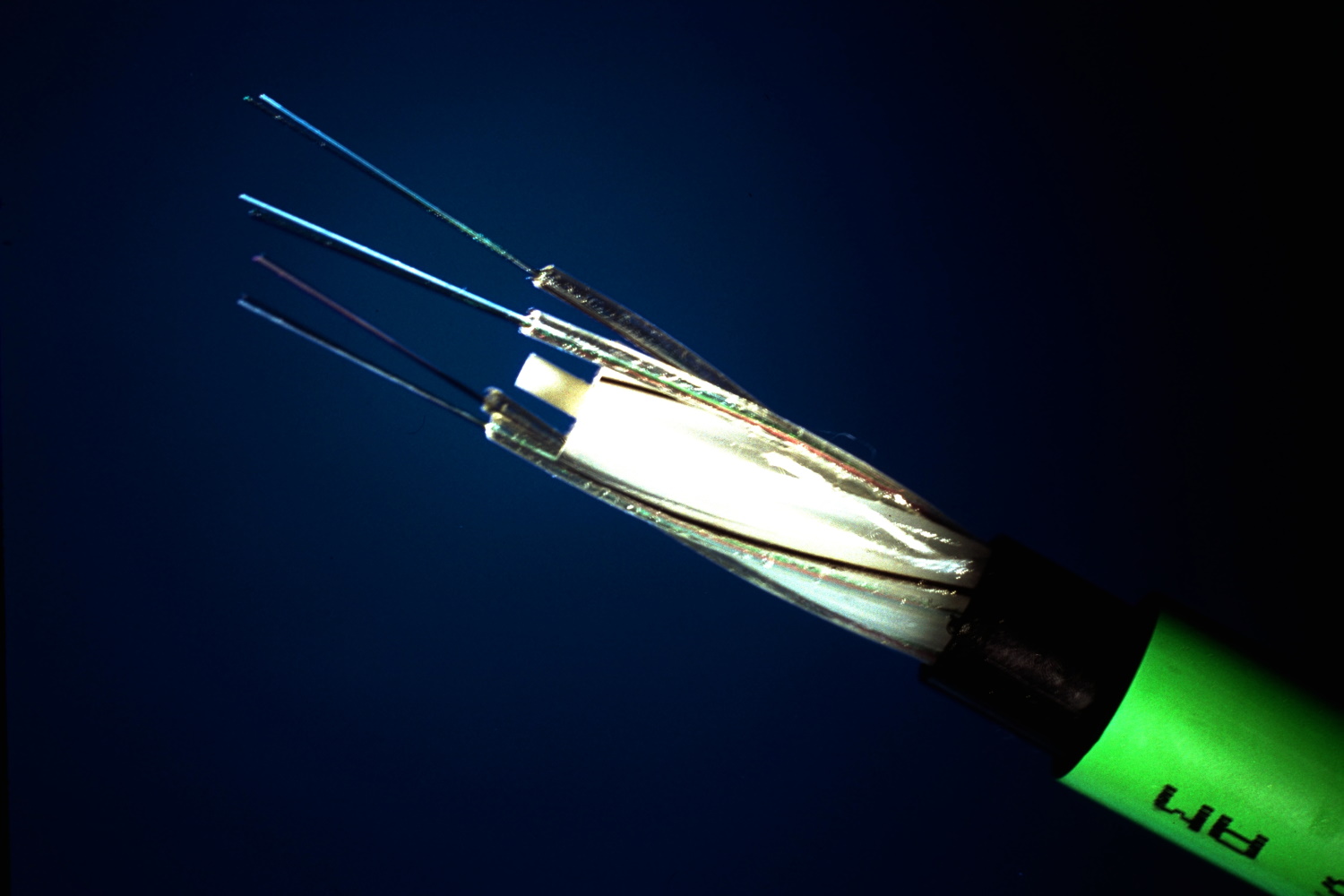 Optical fibers: cladding and core